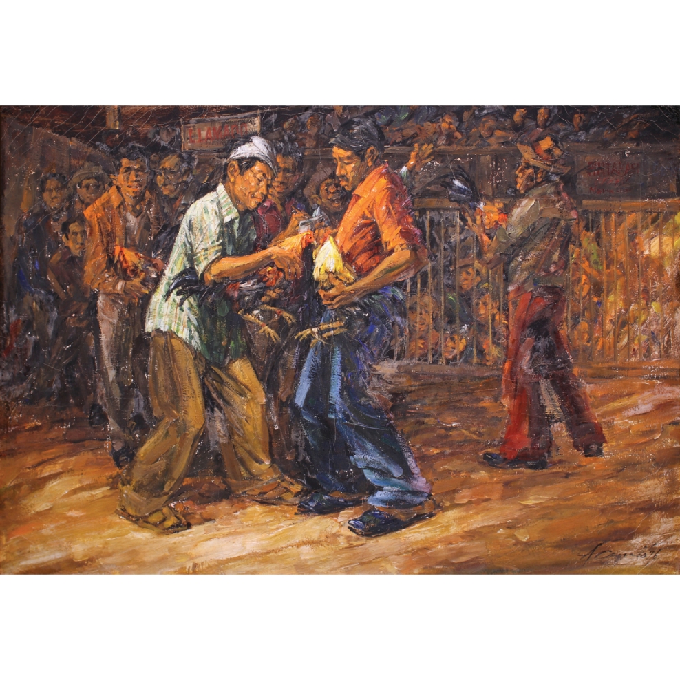 Angel Cacnio | Sabong (1976) | MutualArt