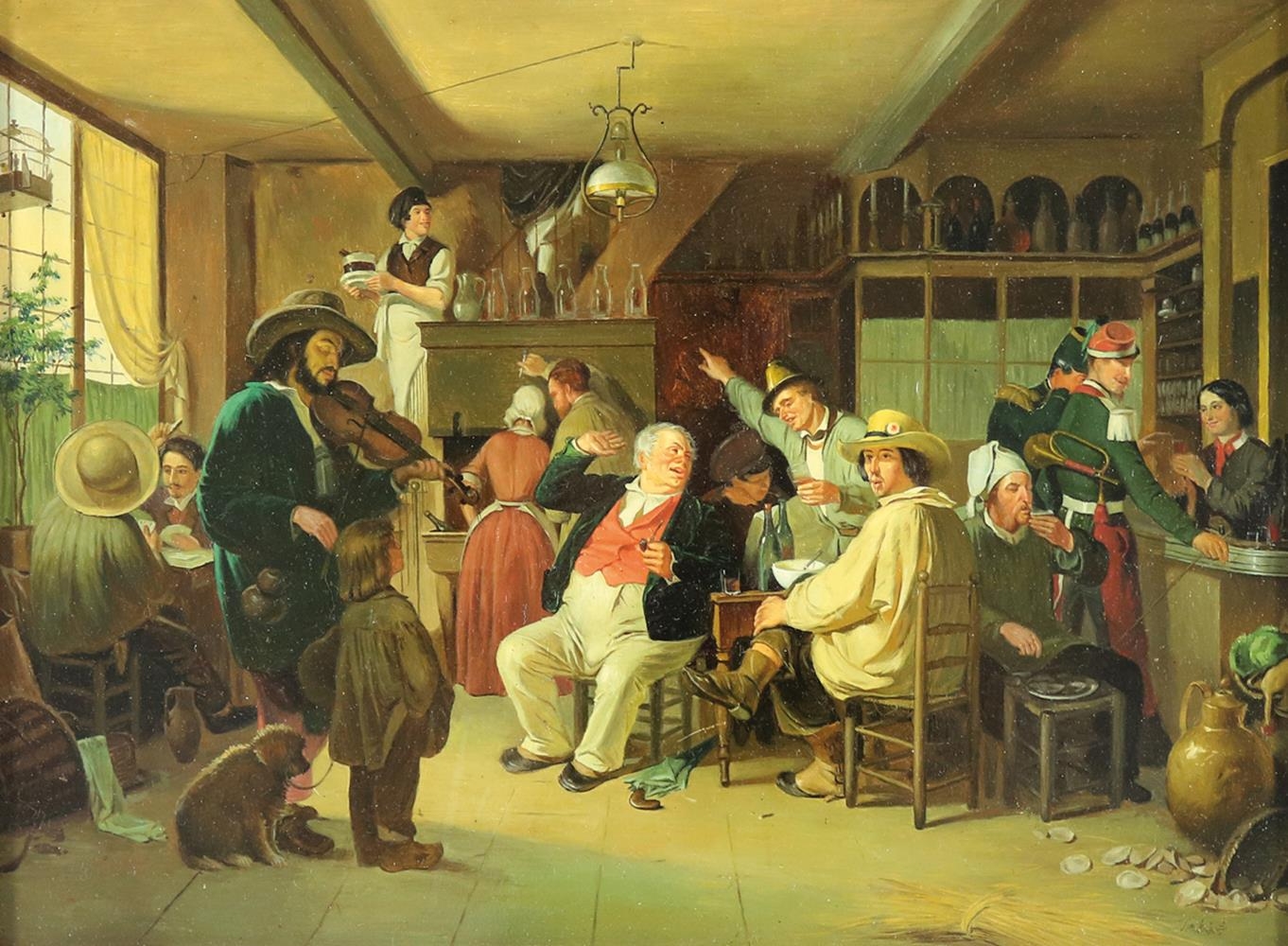 French School, 19th Century | Tavern scene (1850) | MutualArt