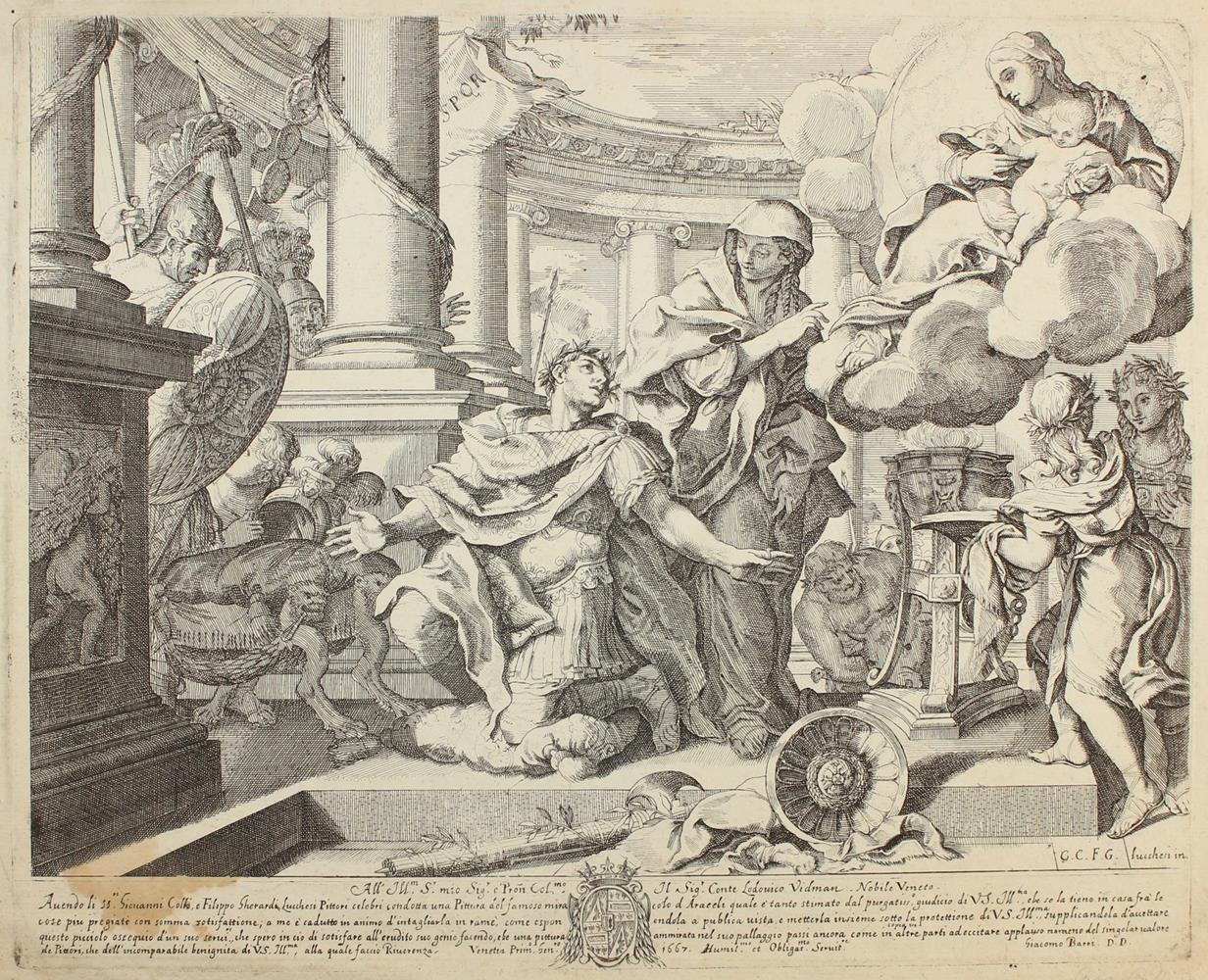 Giovanni Coli | Kaiser Augustus und die Tiburtinische Sibylle, die ihm ...