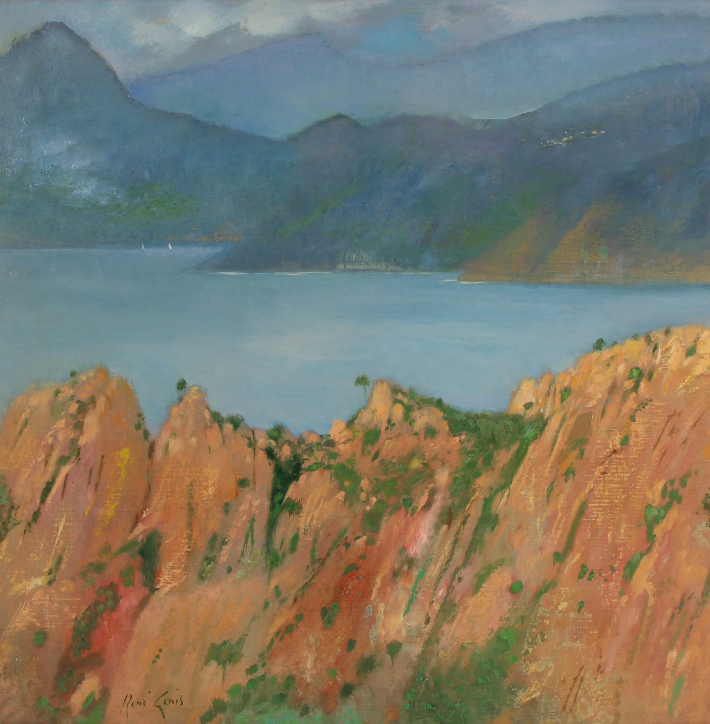 Rene Genis | Les rochers rouges | MutualArt