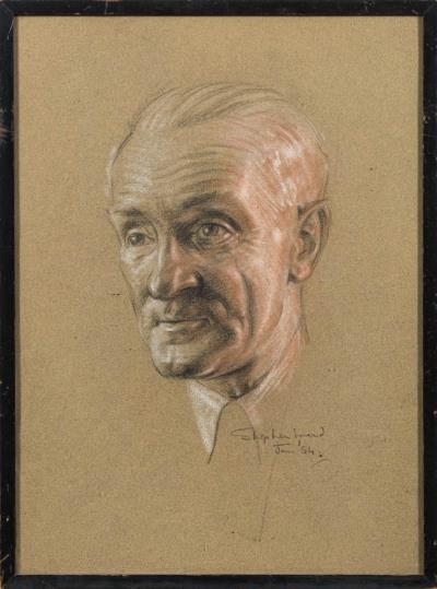 Stephen Ward | Portrait of a man (1954) | MutualArt