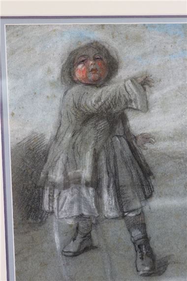 Iso Rae | Young girl playing with a hoop | MutualArt