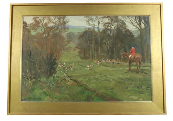 Charles Walter Simpson | The Cottesmore Drawing, Wardley Wood, | MutualArt