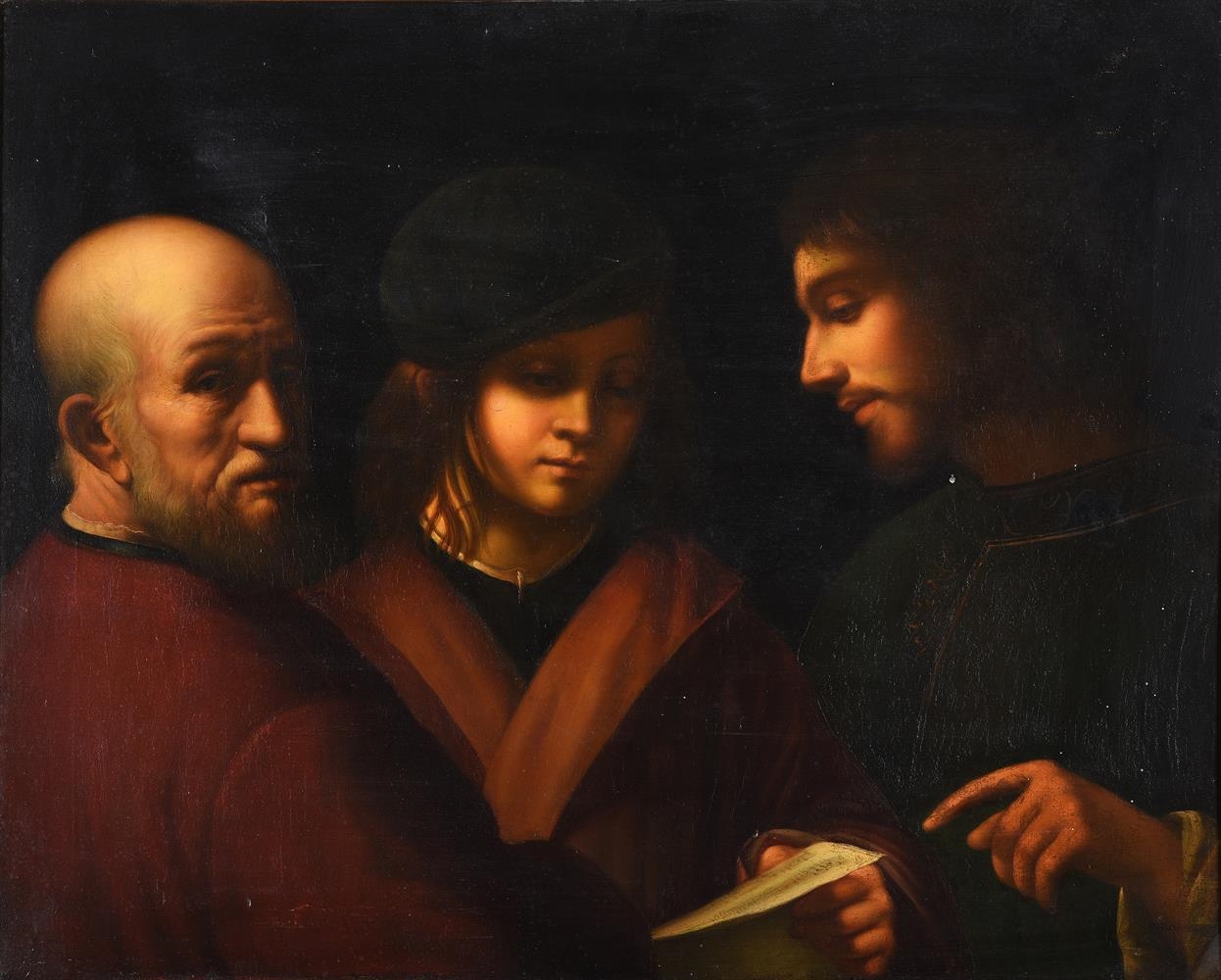 Giorgione | THE THREE AGES OF MAN | MutualArt