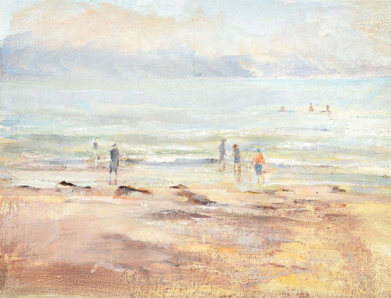 Philip Wilson Steer | LA PLAGE A LA BARQUE | MutualArt