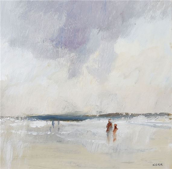 Tom Kerr | A STROLL ON THE BEACH | MutualArt