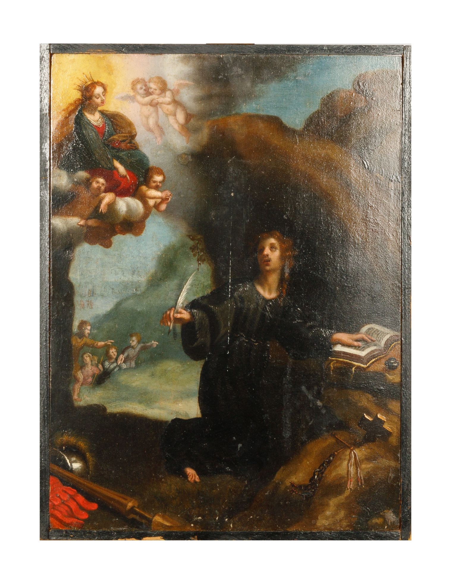 Italian School, 18th Century | Saint Ignace de Loyola rédigeant les ...