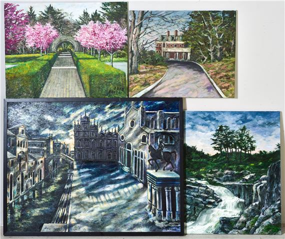 Alessandro Diani | (4) Sandro Diani Paintings | MutualArt