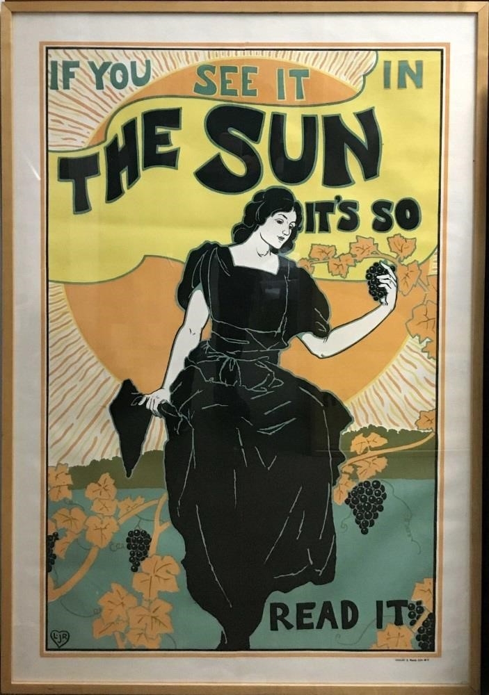 Louis Rhead | Art Nouveau Poster: Swans | MutualArt