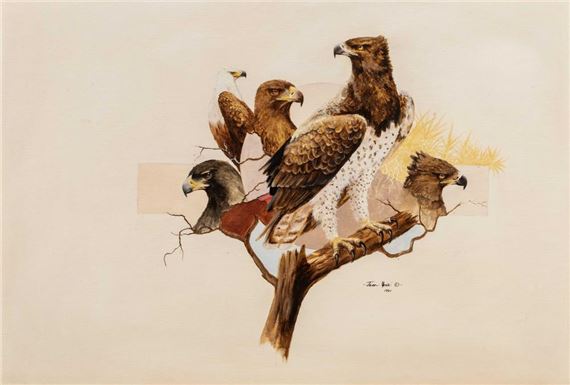Jean Abrie | Eagles (1991) | MutualArt