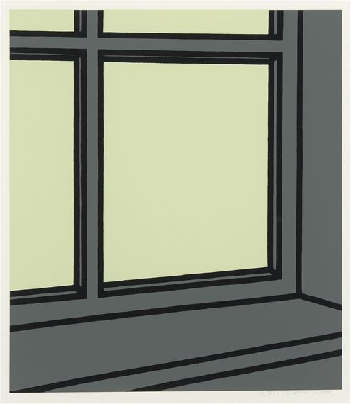 Patrick Caulfield | Along a Twilighted Sky 1973 (1973) | MutualArt