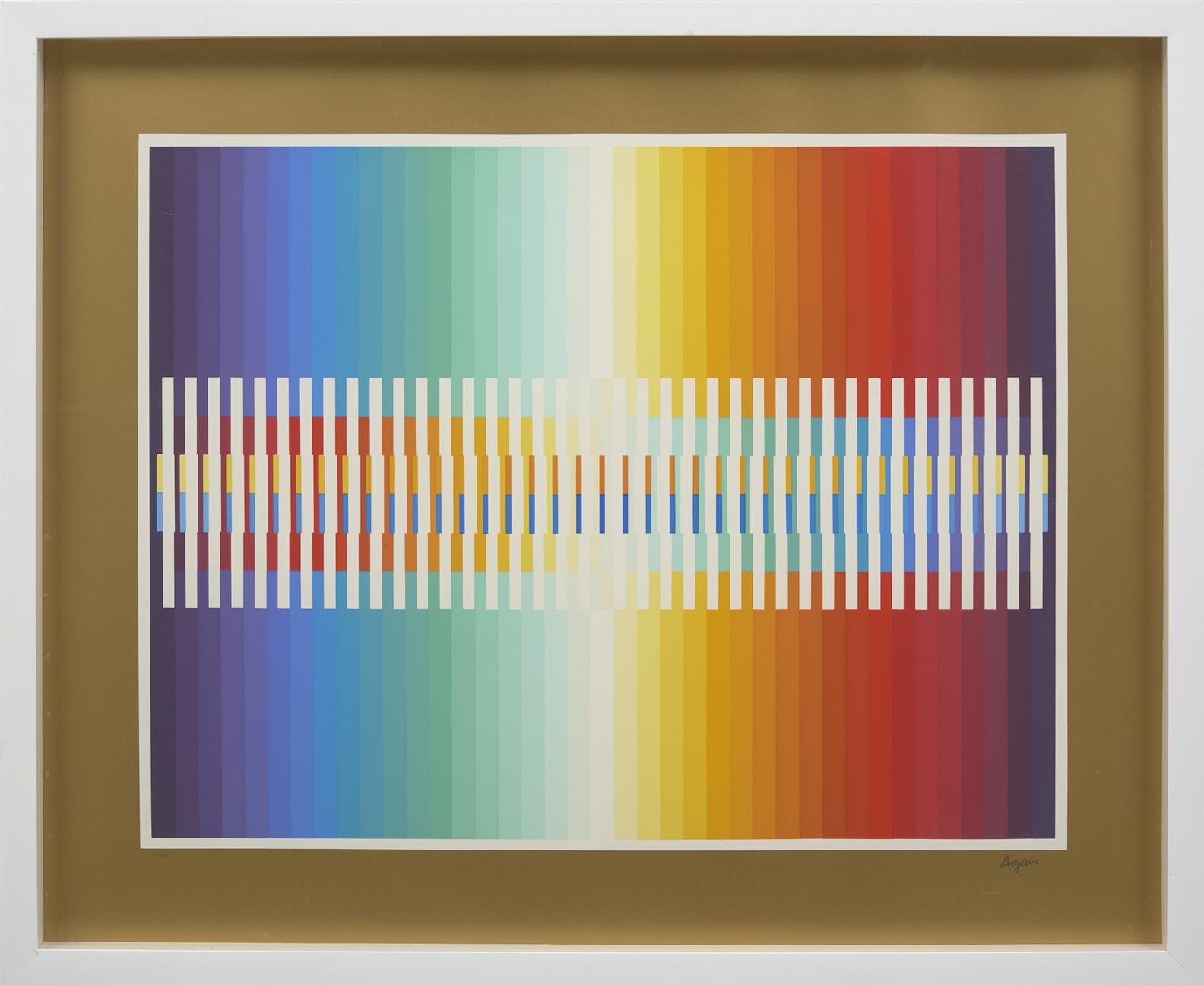 Yaacov Agam | Integrated Rainbow | MutualArt