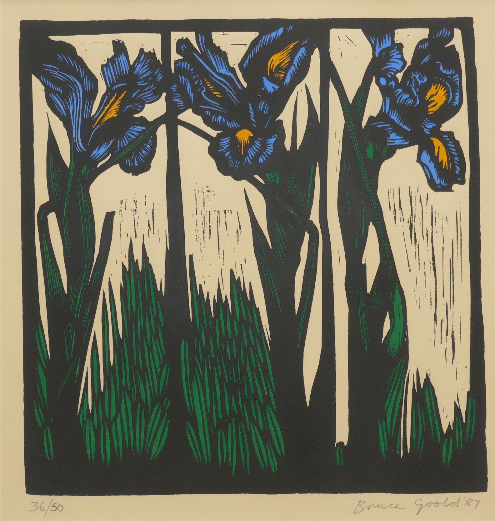 Bruce Goold | Currawong and Banksia (1986) | MutualArt