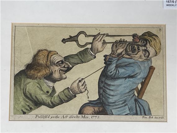 Tim Bobbin | a set of five framed engraved caricatures from Human ...