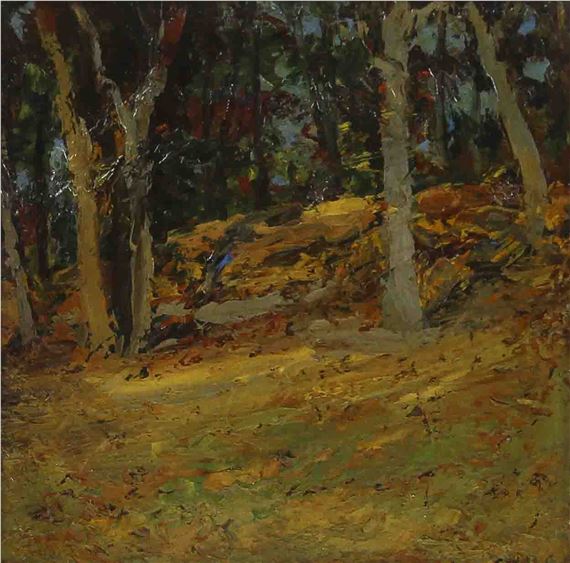 William Baxter Closson | Untitled (Autumn Woodland Scene) | MutualArt