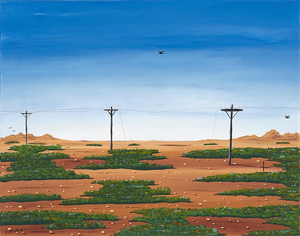 Doug Frith | Old Telegraph Line (2020) | MutualArt