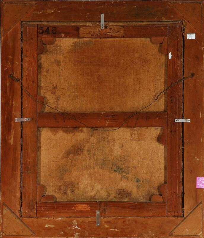 Paul-Prosper Tillier | Portrait of a young woman with a large hat ...