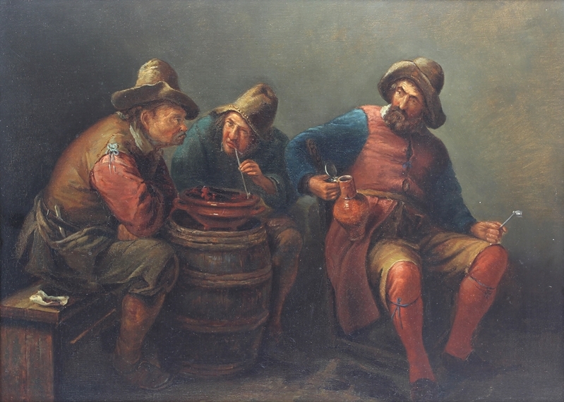 David Teniers the Younger | AN ARTIST IN HIS STUDIO SURROUNDED BY HIS ...