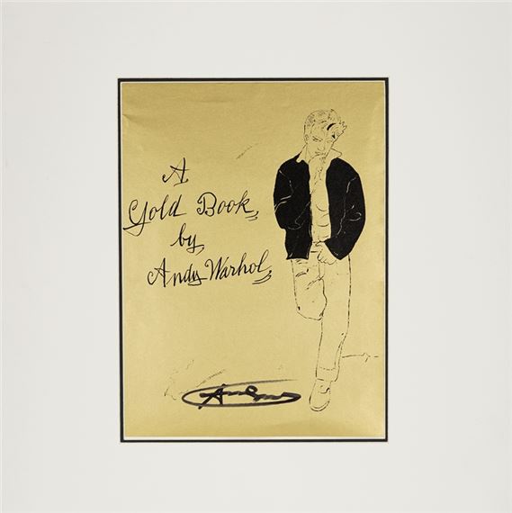 Andy Warhol | A Gold Book by Andy Warhol | MutualArt