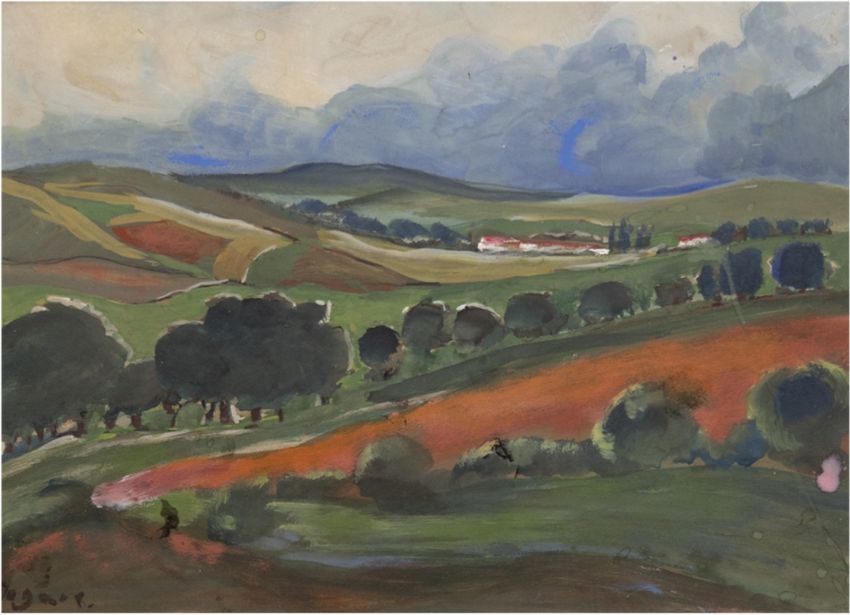 Arthur Degner | Landschaft im aufziehendem Gewitter | MutualArt