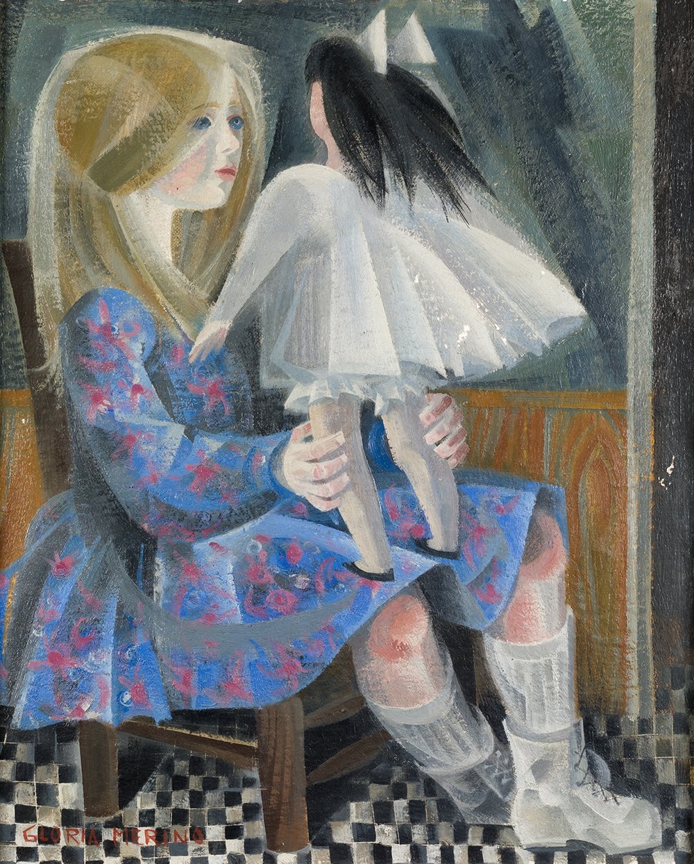Gloria Merino Martinez | Niña con Muñeca | MutualArt