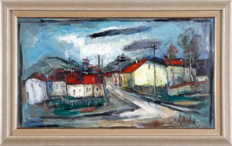 Heinz Maria Lauer | Impressionistic view of a mine | MutualArt