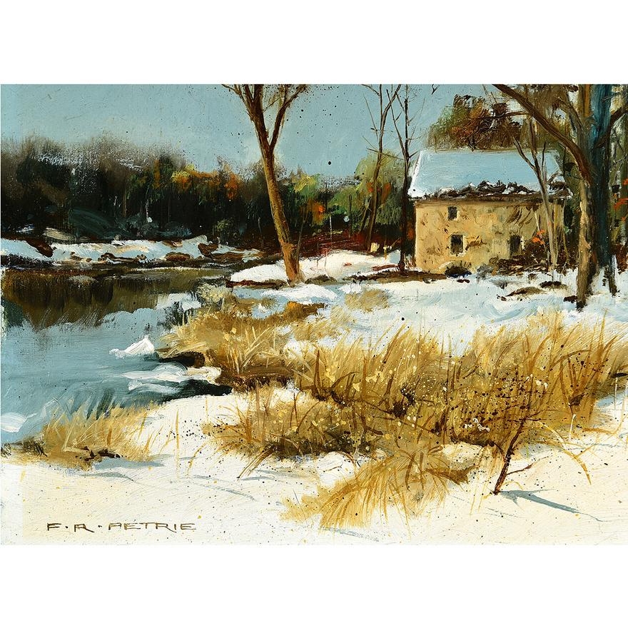 Ferdinand Ralph Petrie | Snowy Landscape | MutualArt