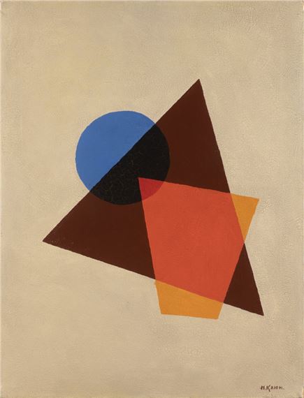 Ivan Kliun | COMPOSITION WITH TRANSPARENT RED, BROWN AND BLUE (1920 ...