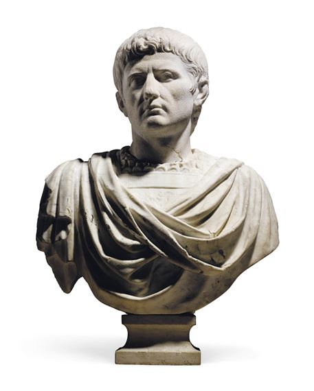 Italian School, 17th Century | BUST OF THE EMPEROR AUGUSTUS | MutualArt