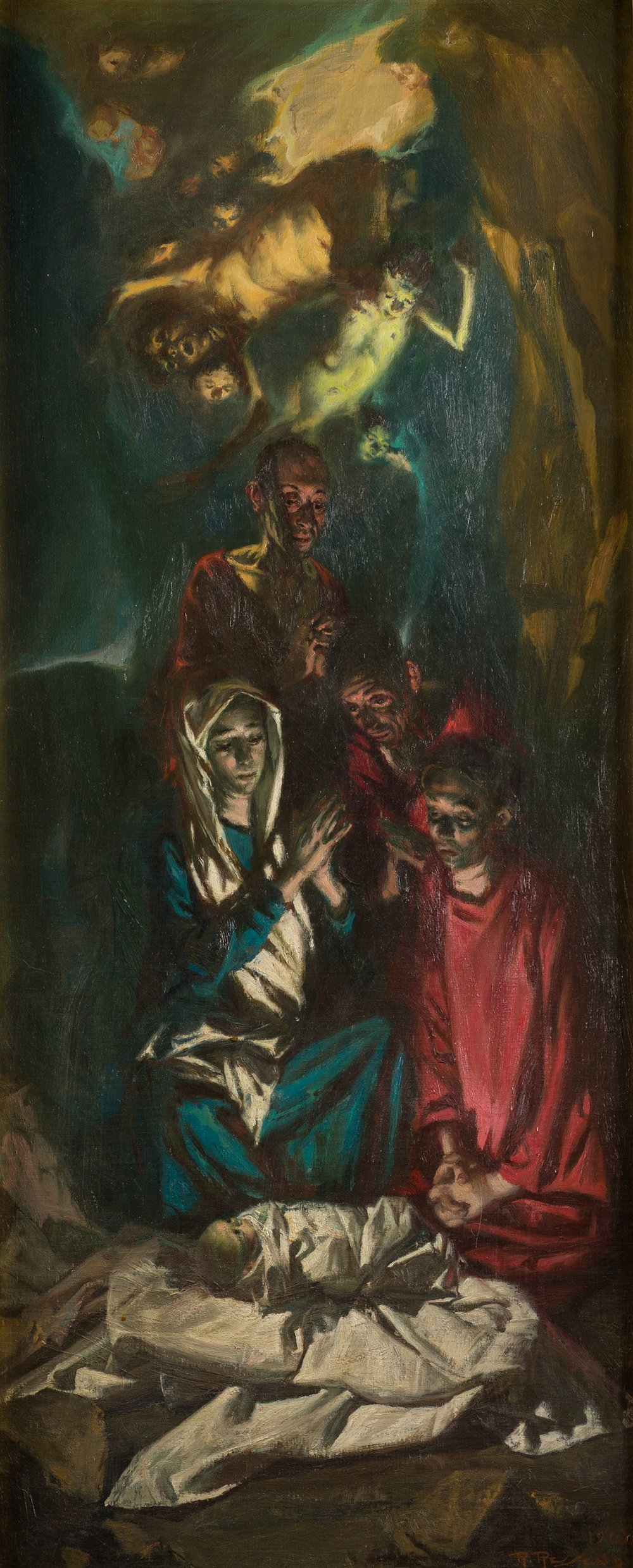 Baldomero Romero Ressendi | ADORACIÓN DE LOS PASTORES (1962) | MutualArt