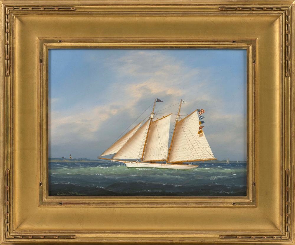 William R. Davis | Yacht off Sankaty Light Nantucket. | MutualArt