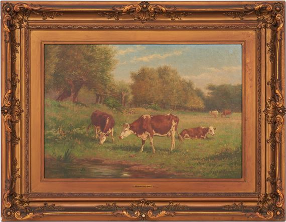 Matilda Lotz | Painting of Cattle | MutualArt