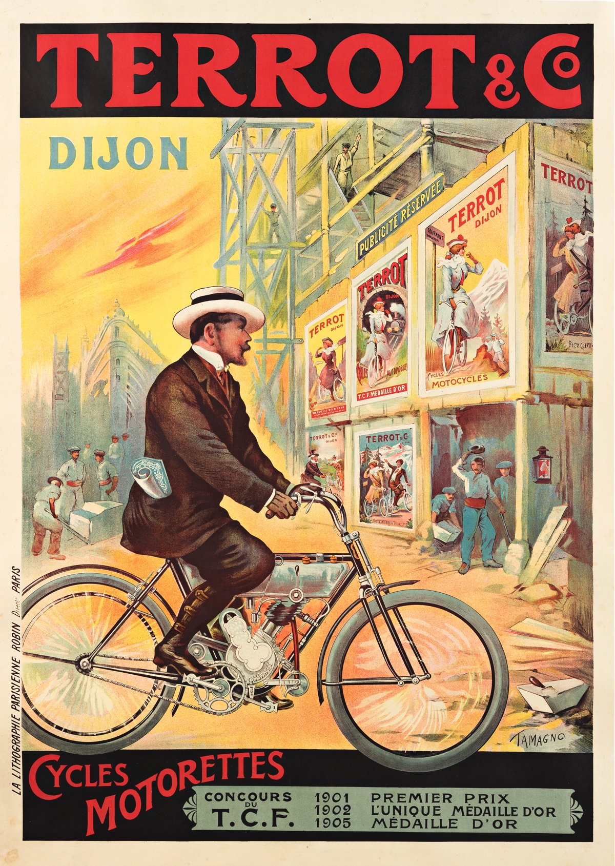 Francisco Tamagno | TERROT & CO. / CYCLES MOTORETTES. 1909. (1909 ...