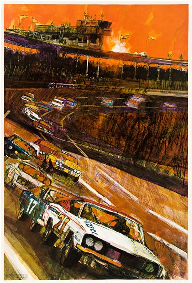 Neil Boyle | [DAYTONA 500 RACE.] . (Circa 1970) | MutualArt