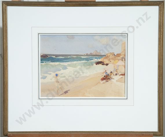 William Russell Flint | On the Beach | MutualArt