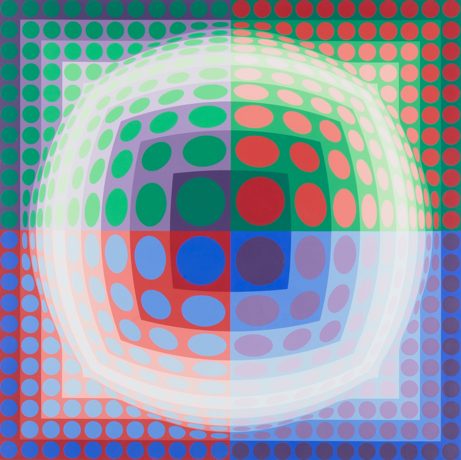 Victor Vasarely | Vega Pal V | MutualArt