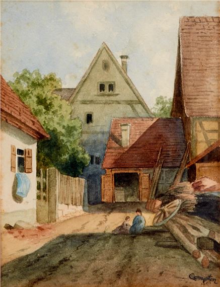 Edward Harrison Compton | Mountain summit (1903) | MutualArt