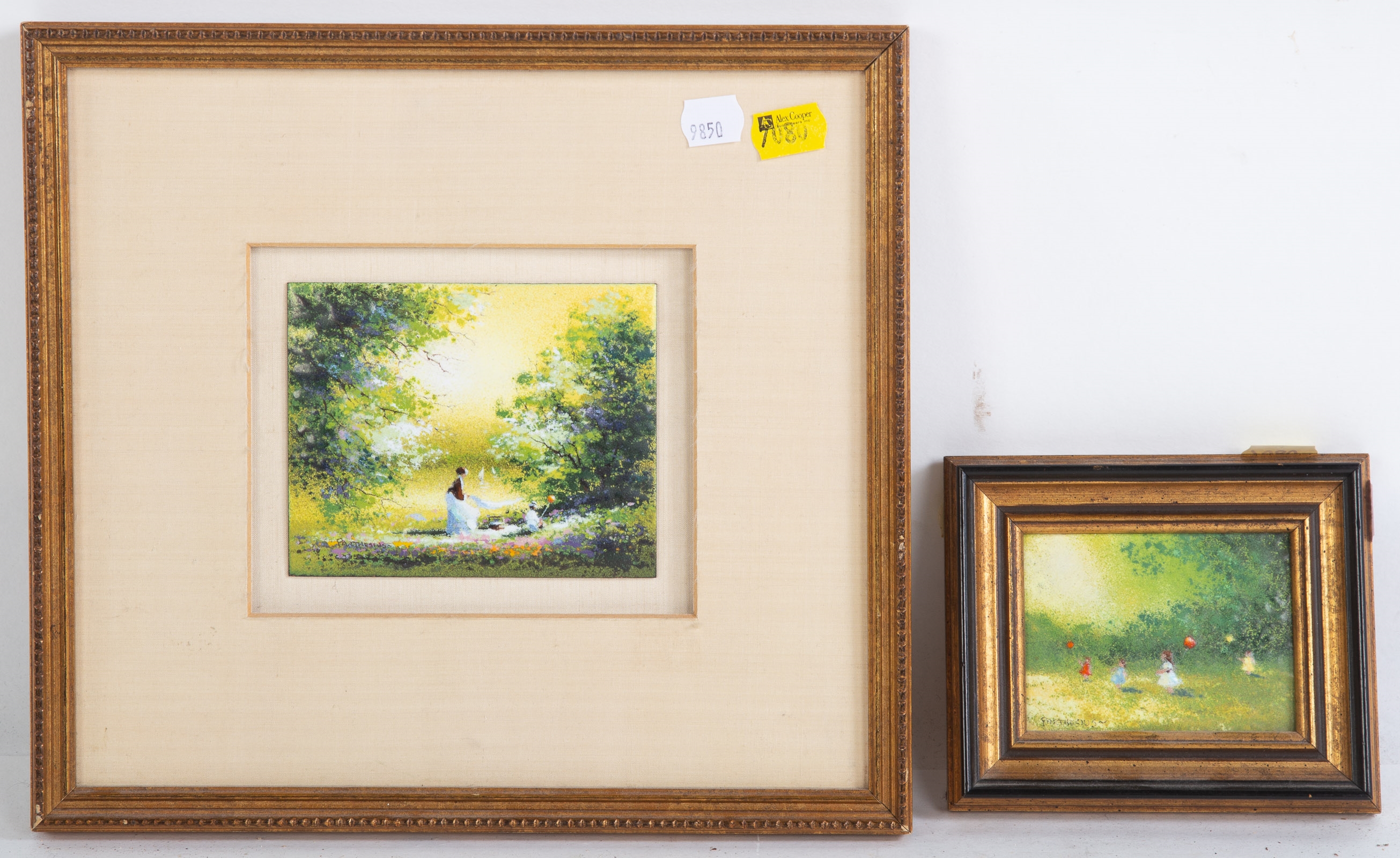 Charles Parthesius | Children's Play and Figure in Garden | MutualArt