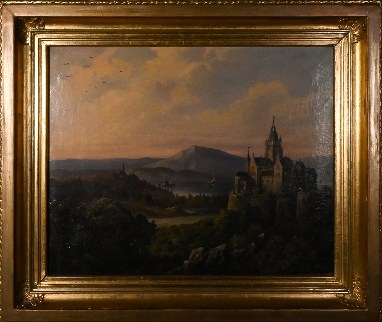 Vincenz Statz | ‚Burg am Gebirgssee‘ | MutualArt