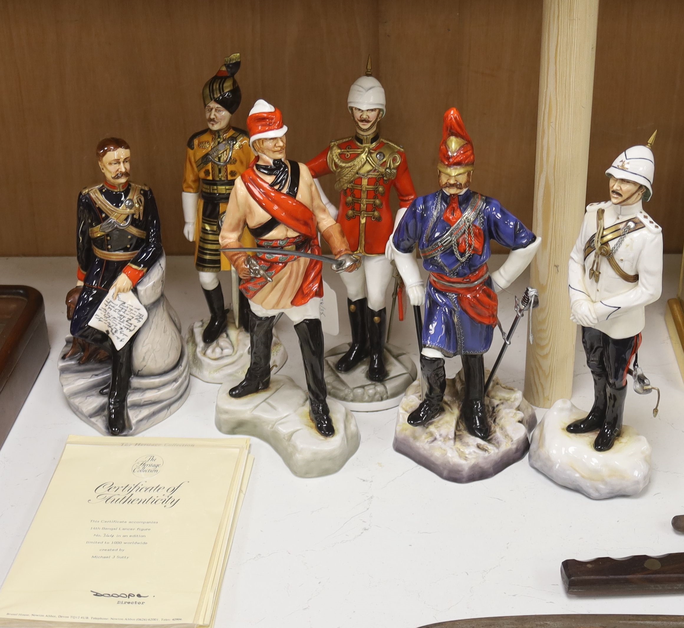 Michael Sutty | Six limited edition ceramic figures by Michael Sutty ...