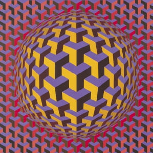 Victor Vasarely | Sakk (1988) | MutualArt