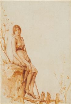 Louis-Joseph-Raphaël Collin | The Reading (1896) | MutualArt