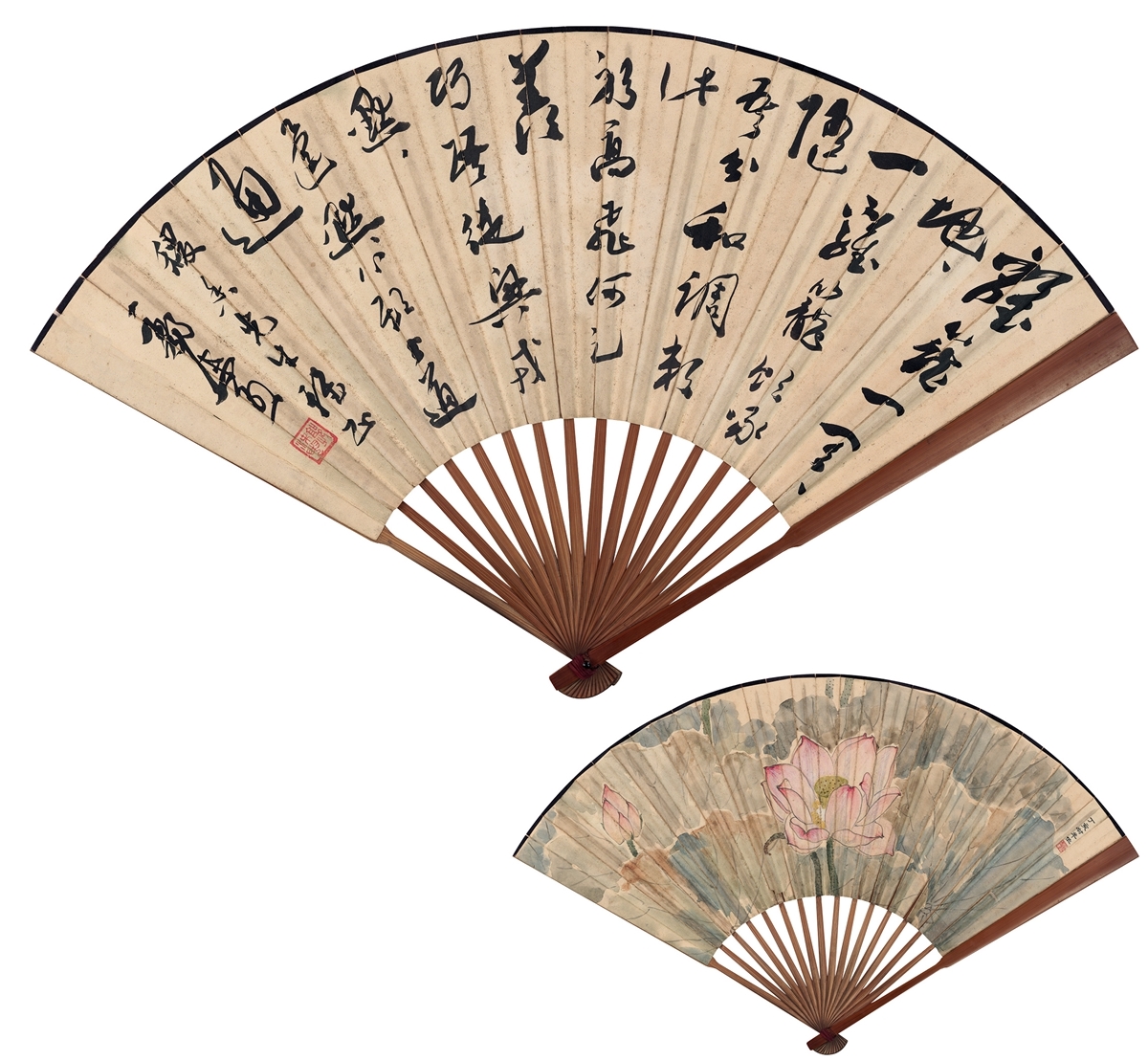 Guo Moruo | SELF-COMPOSED POEM IN CURSIVE SCRIPT·LOTUS | MutualArt