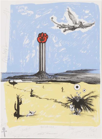 Ralph Steadman | 'Going Home'/'The Hunter S Thompson Memorial ...