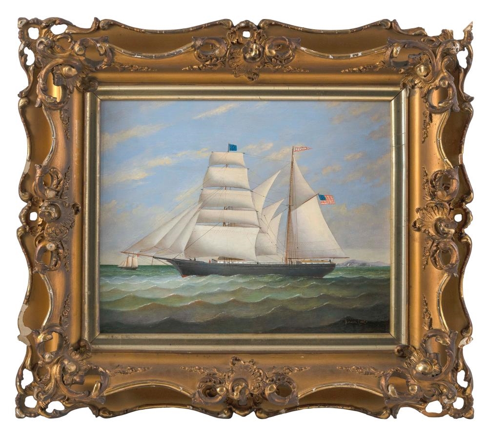 Brian Coole | Portrait of an American brigantine. | MutualArt