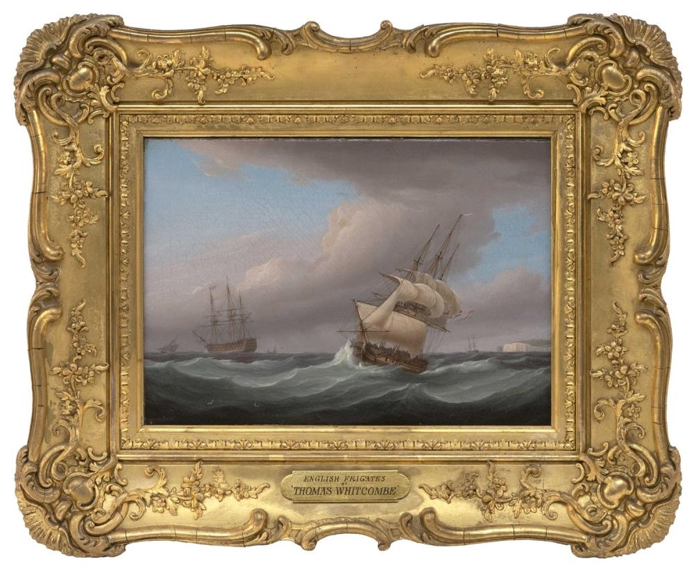 Thomas Whitcombe | English Frigates | MutualArt