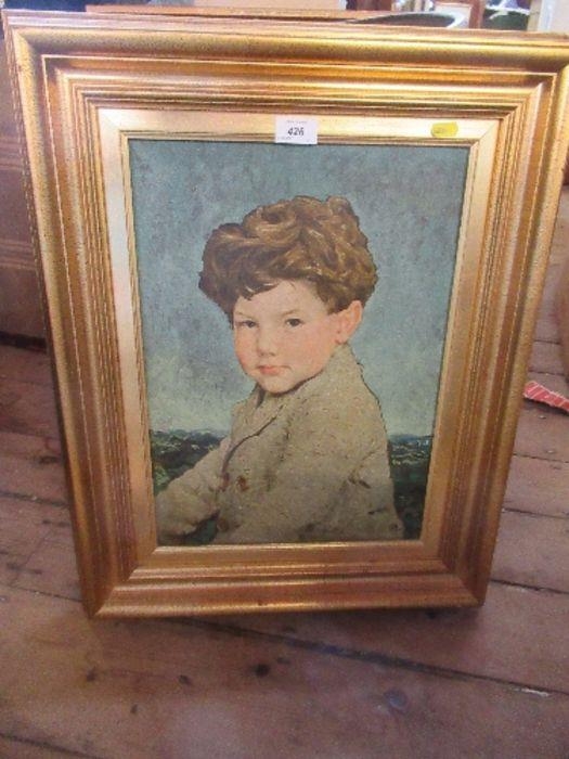 Tom Davison | Portrait of a young boy | MutualArt