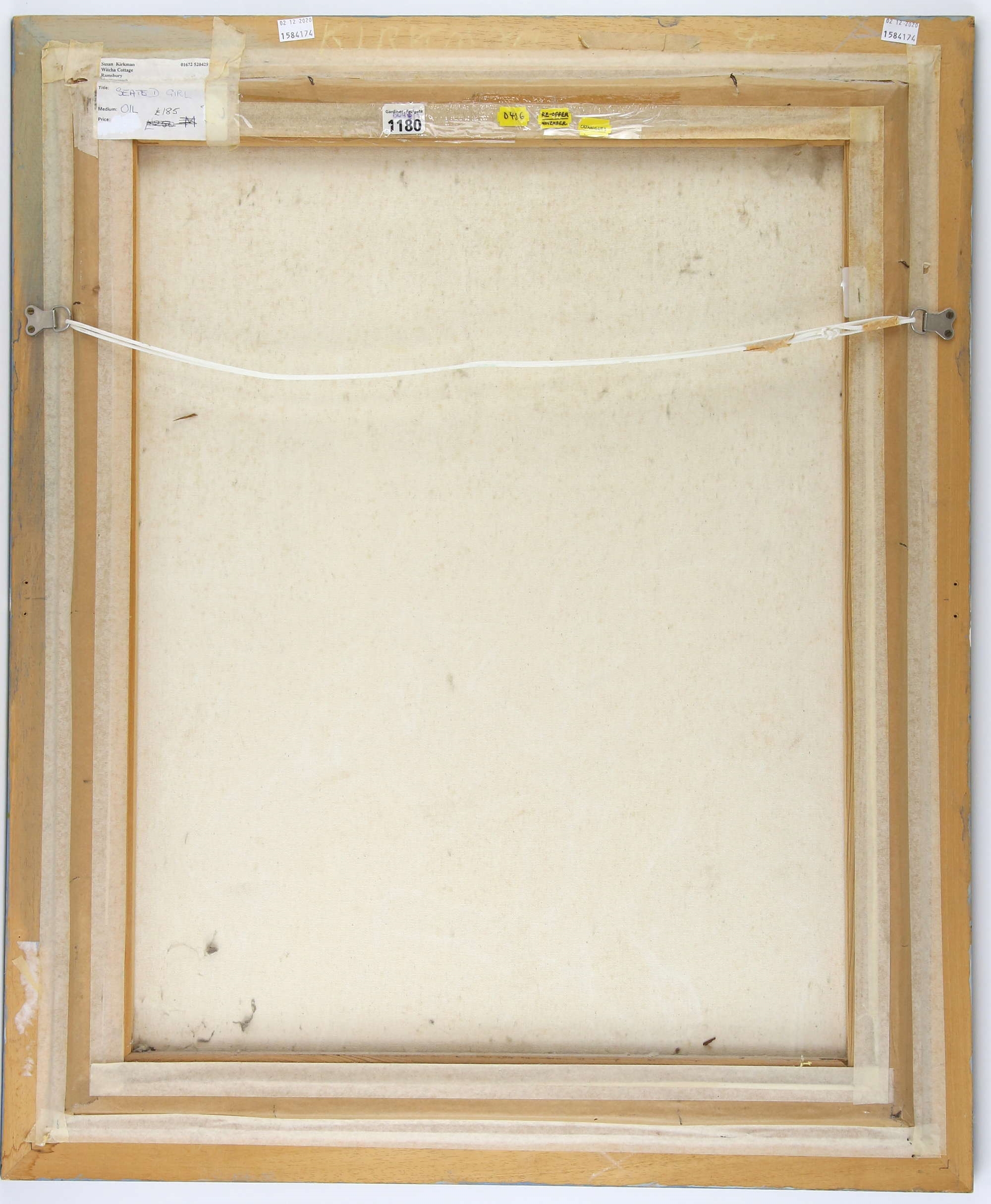 Susan Kirkman | Portrait of a seated girl | MutualArt