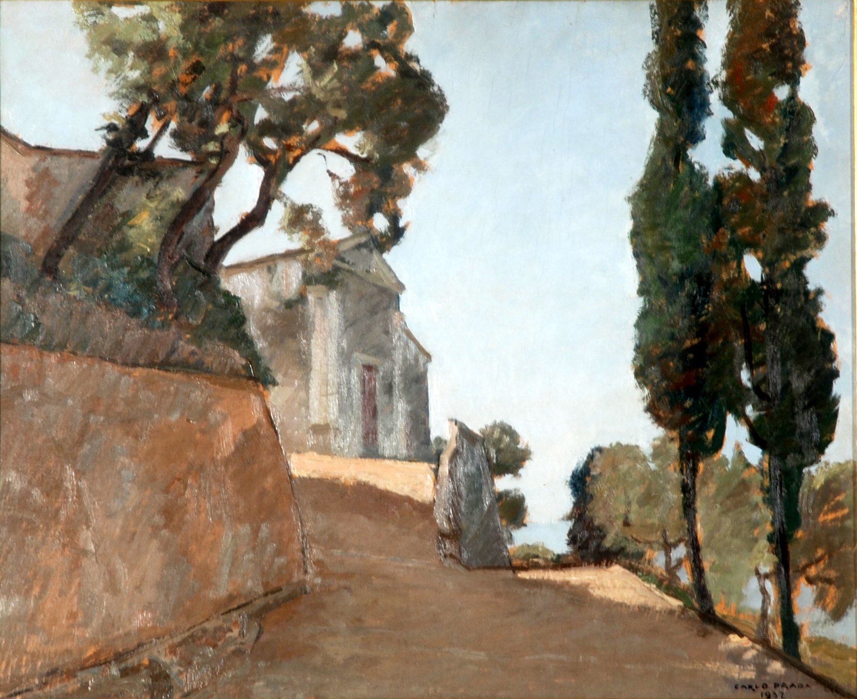 Carlo Prada | Paesaggio a Santa Margherita | MutualArt
