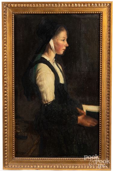 Henry d'Estienne | Portrait of a girl | MutualArt